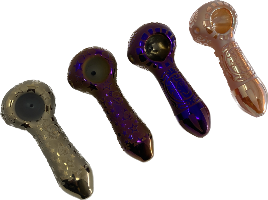 SAND BLASTED THEMED HAND PIPE - ZZ WHOLE SALE